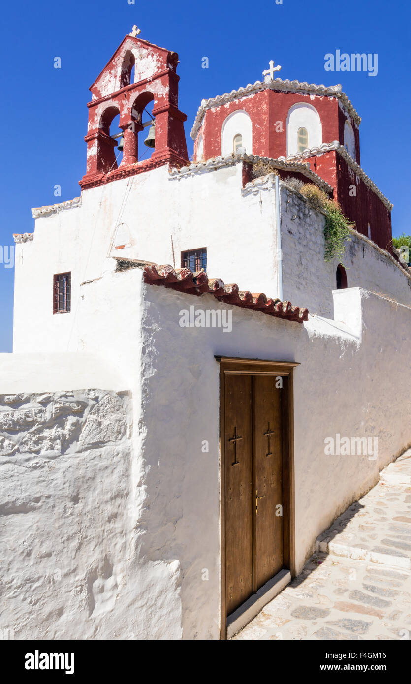 Old church on Hydra Island, Hydra Town, Greece Stock Photo - Alamy