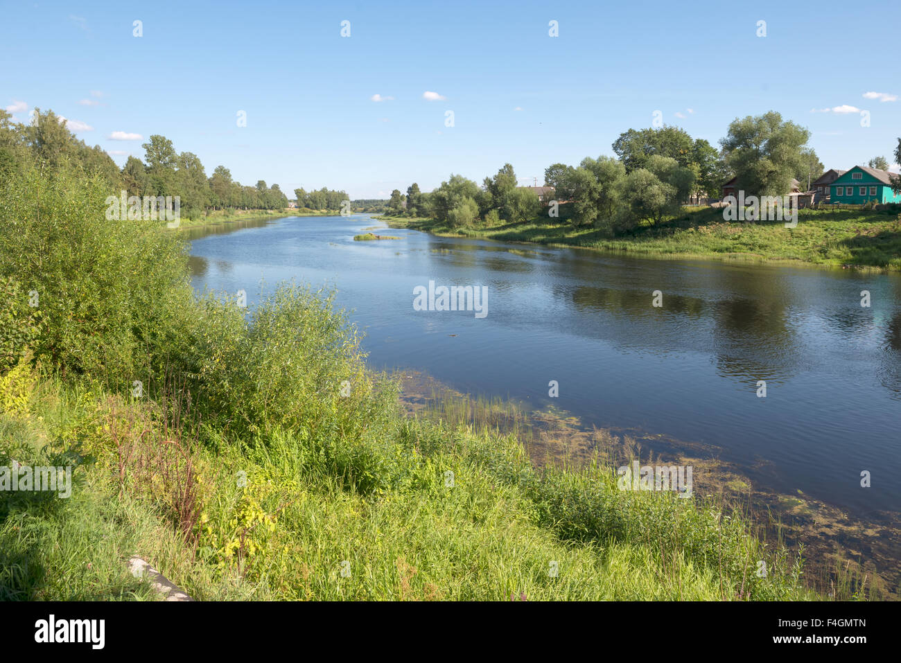 river MSTA Russia Stock Photo - Alamy