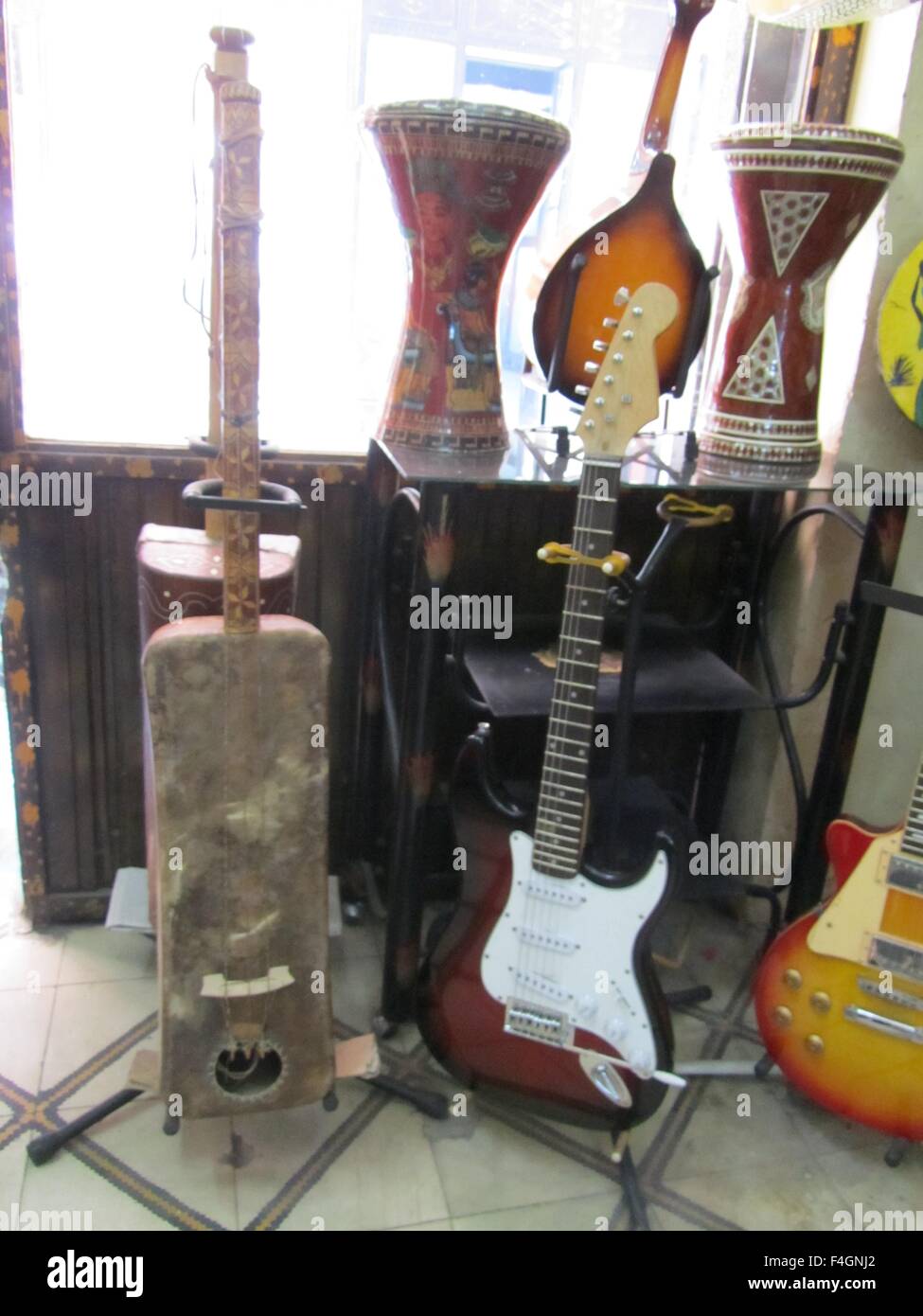 Ancient egypt musical instruments hi-res stock photography and images ...