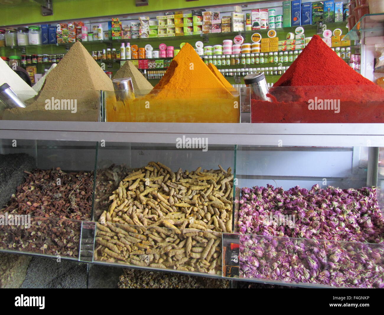 nuts and dry fruits in souk of Marrakech, Morocco Stock Photo - Alamy