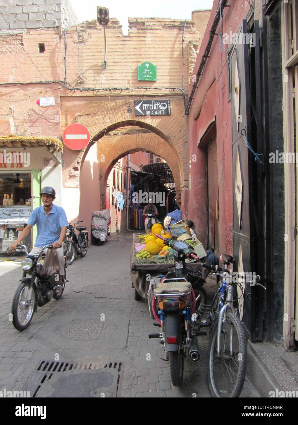 old madina of Marrakech, Morocco Stock Photo - Alamy