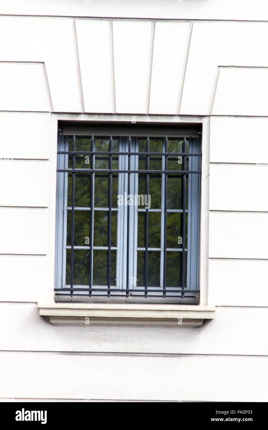 Traditional window from Paris, France Stock Photo - Alamy