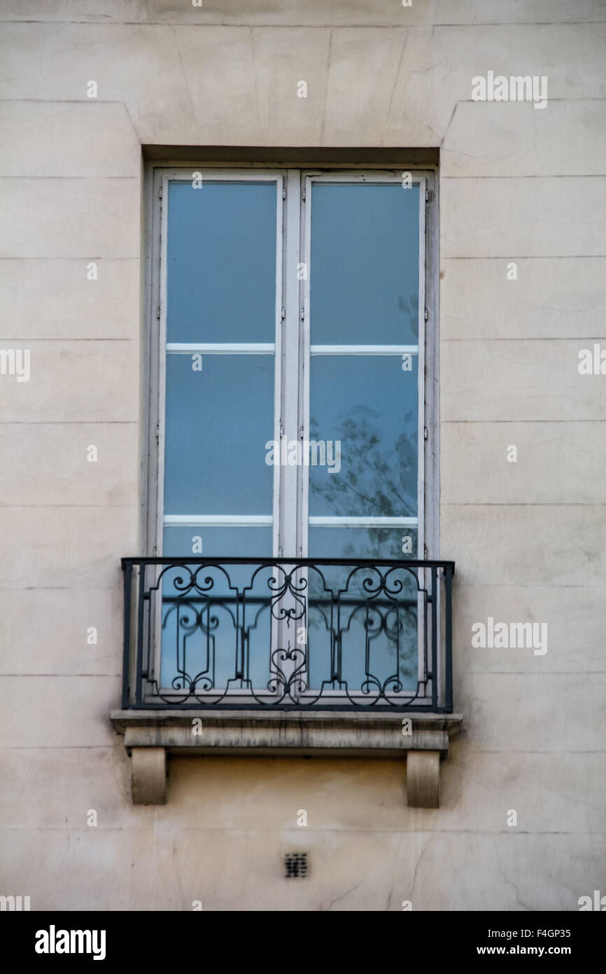 Traditional window from Paris, France Stock Photo - Alamy