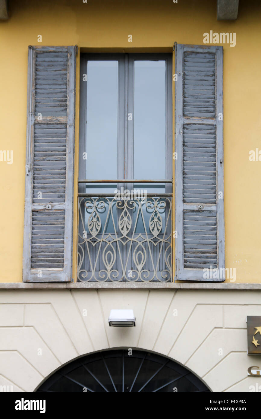 Window from Como, Italy Stock Photo - Alamy