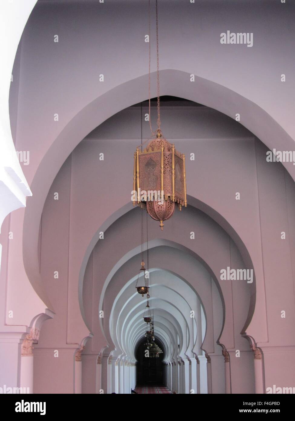 Koutoubia Mosque, Marakesh, Morocco, Africa, Arches, Mihrab Stock Photo ...
