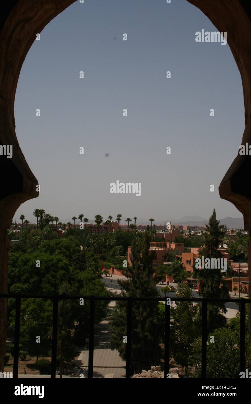 Morocco Marrakech Aerial View High Resolution Stock Photography and ...