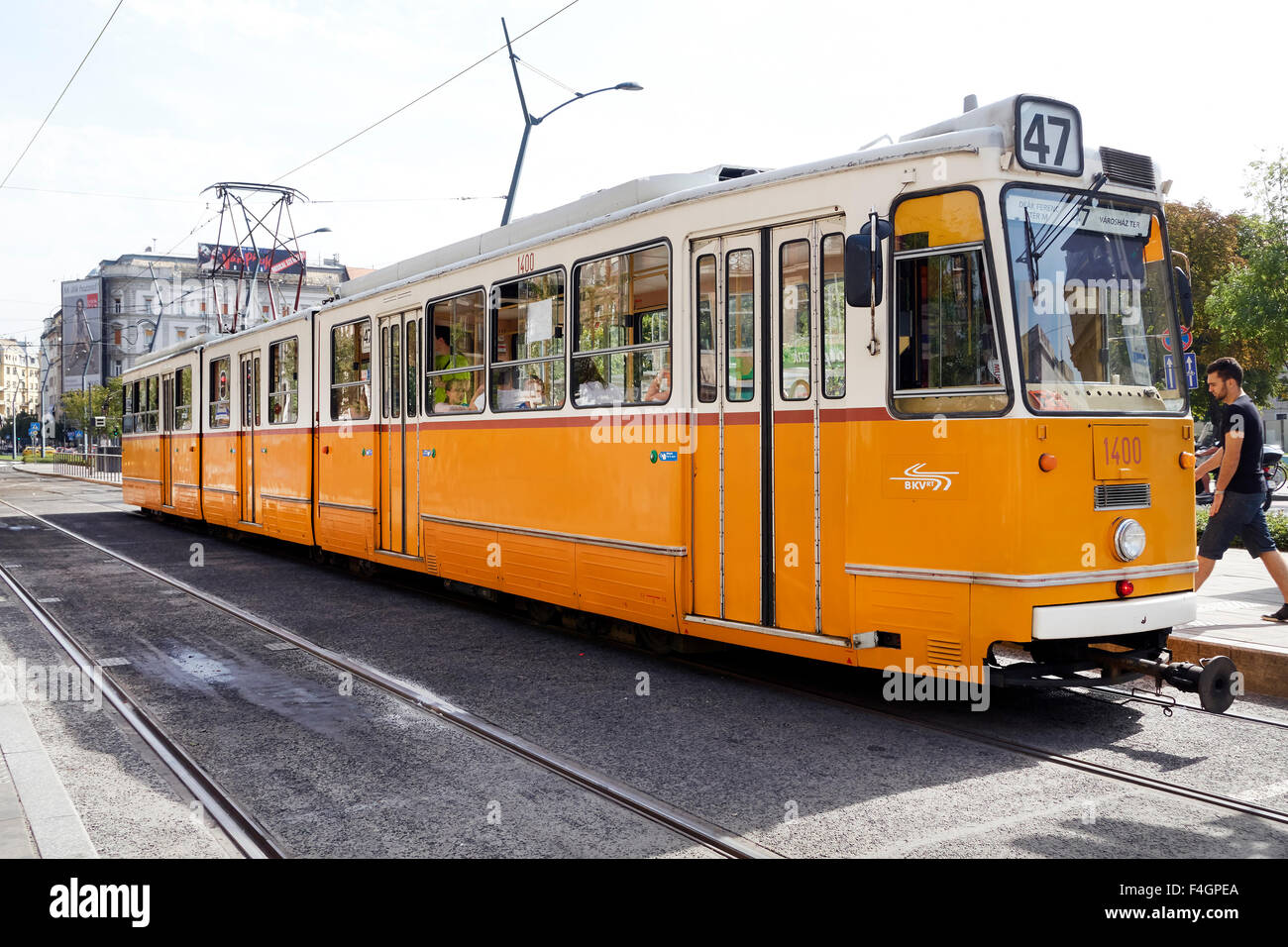 Tram system budapest hi-res stock photography and images - Alamy