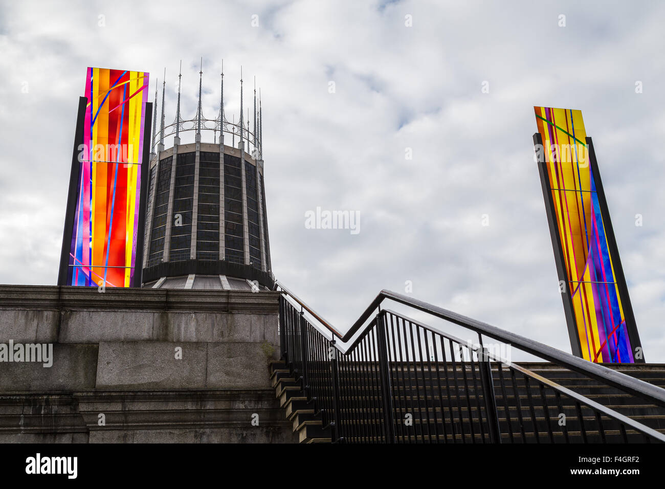 Stained glass in front of Paddy's Wigwam Stock Photo - Alamy