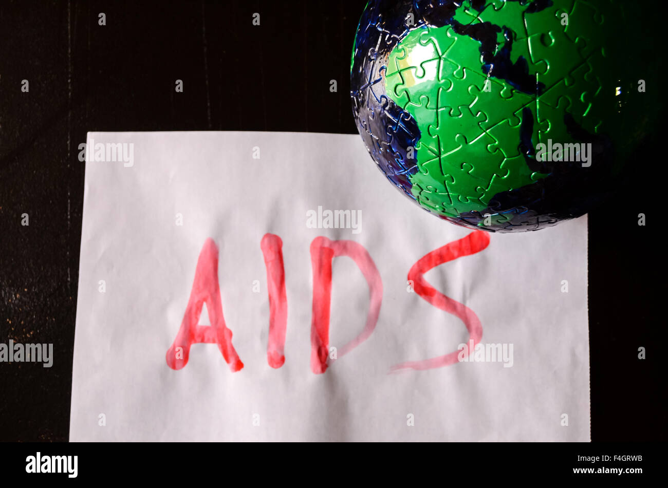 Word Aids Text Stock Photo - Alamy