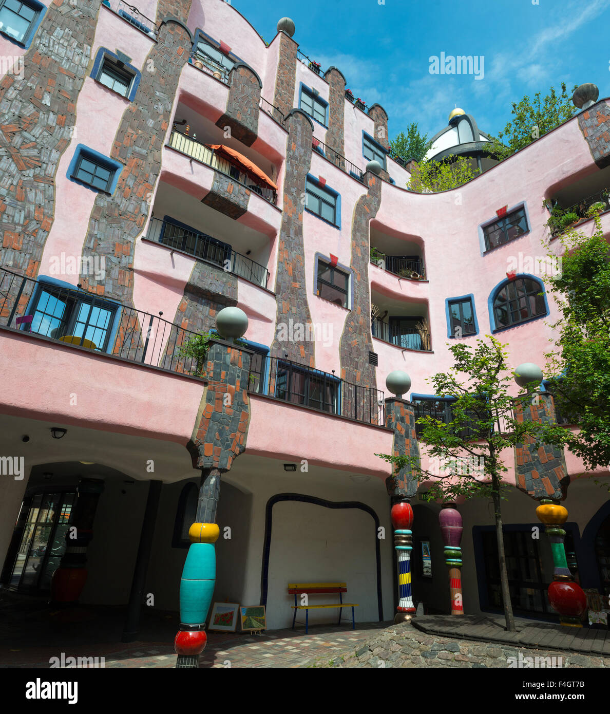 Hundertwasser House (Green Citadel) - one of the most famous landmarks ...