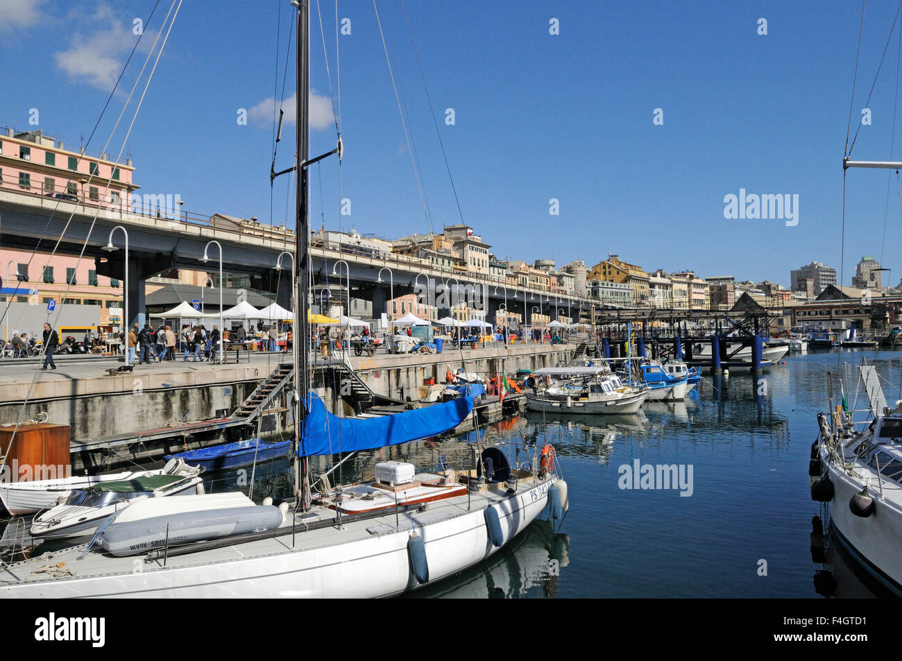 The old genova port hi-res stock photography and images - Alamy