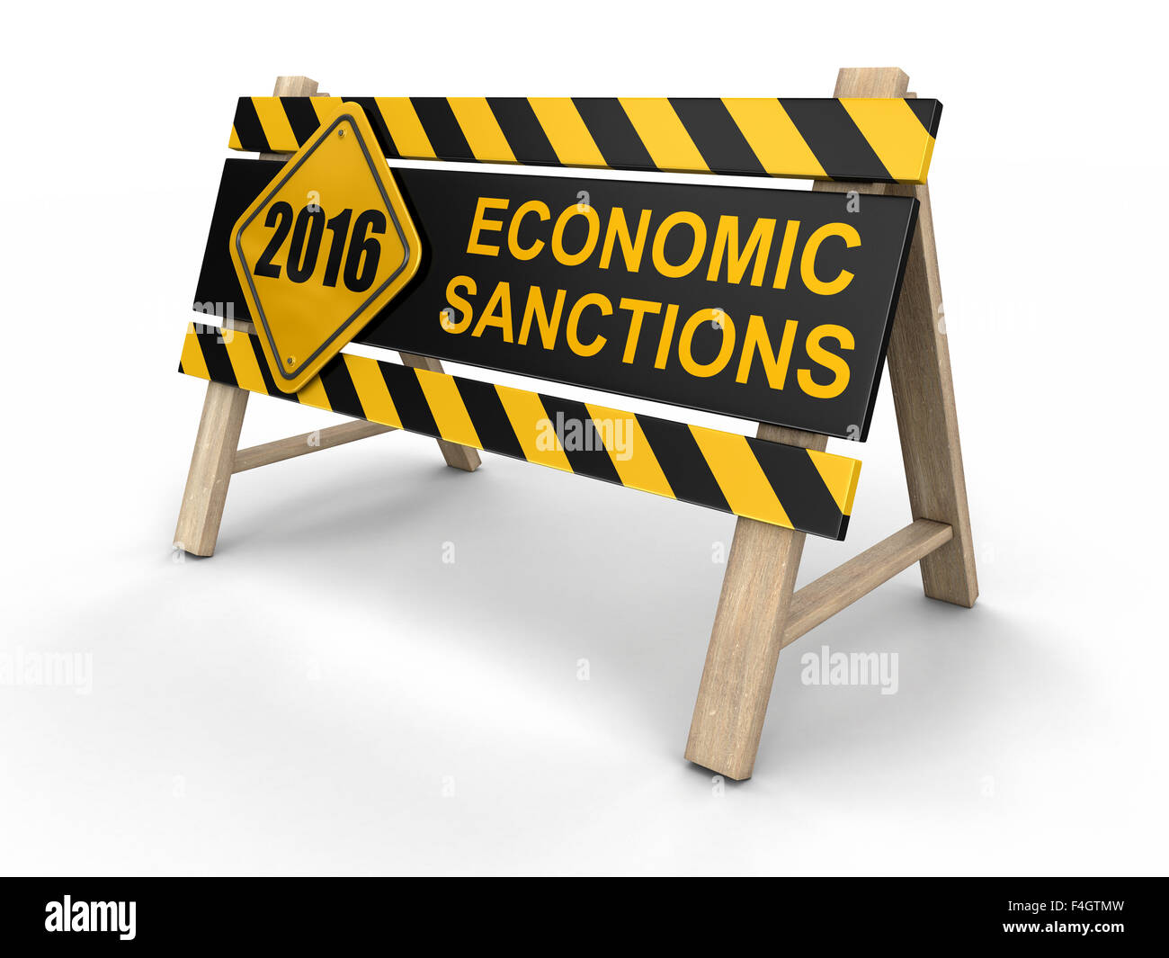 Economic sanctions sign. Image with clipping path Stock Photo - Alamy
