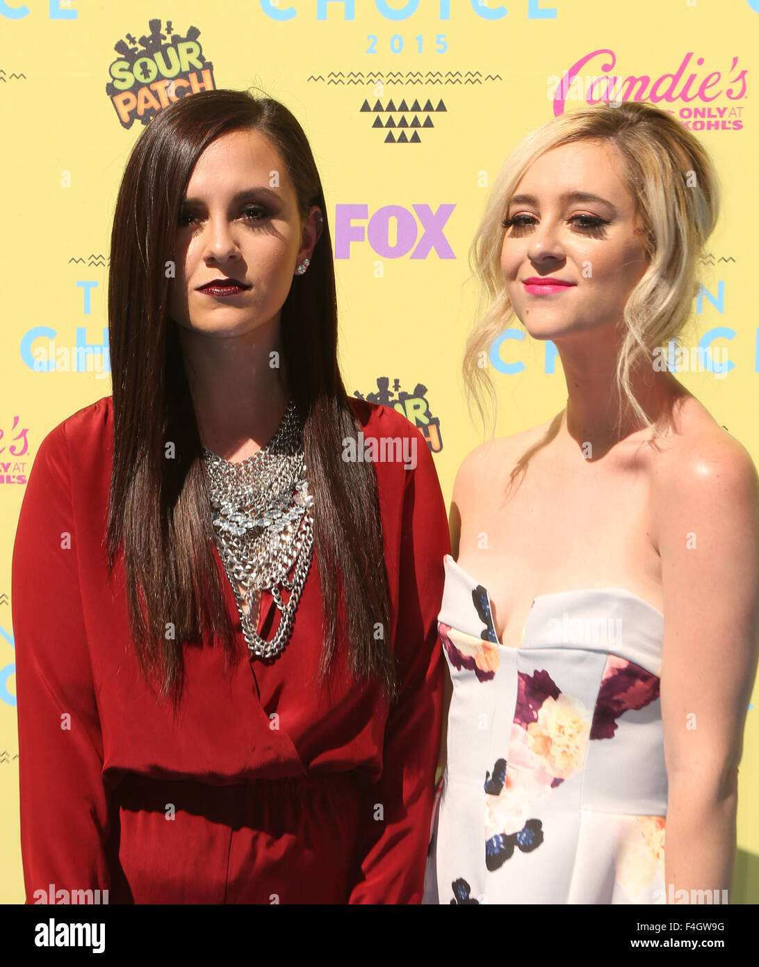 TEEN CHOICE 2015 Featuring: Megan Mace, Liz Mace Where: Los Angeles ...