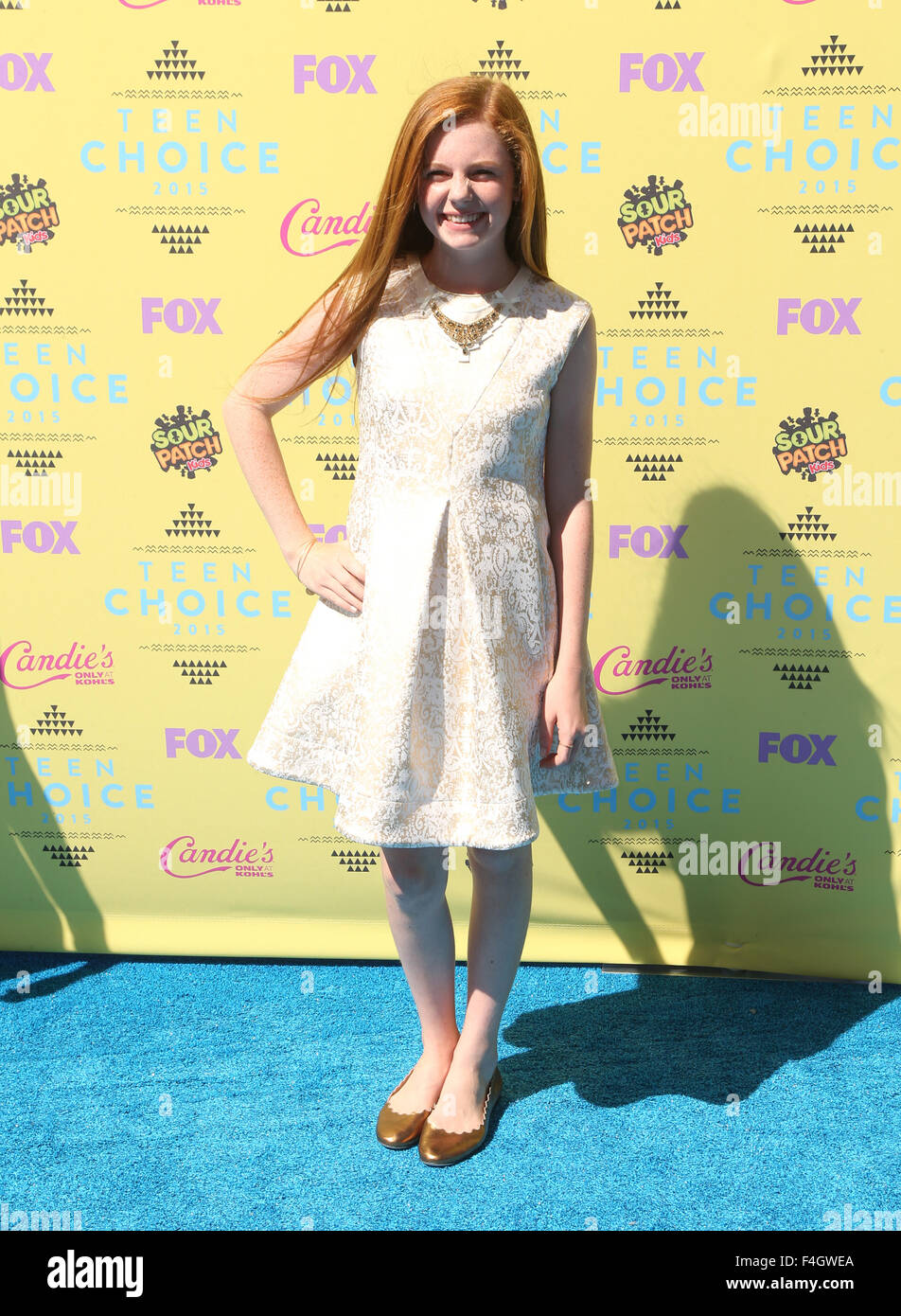 TEEN CHOICE 2015 Featuring: Clare Foley Where: Los Angeles, California ...