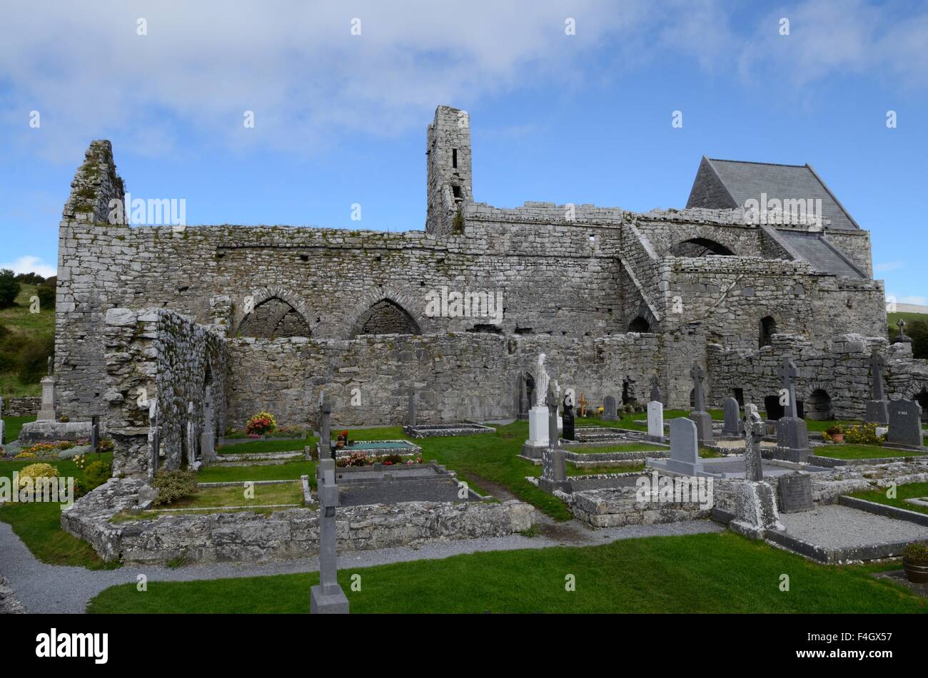 Corcomroe Abbey 13th century Cistercian Monastery the Burren County ...