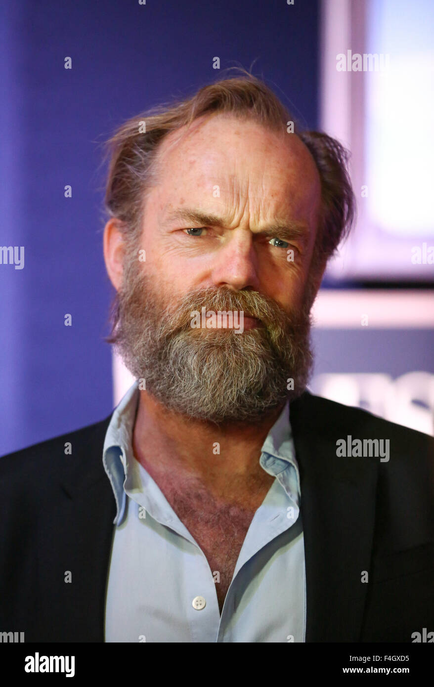 Hugo Weaving at the Dressmaker premiere in Melbourne, Australia October ...