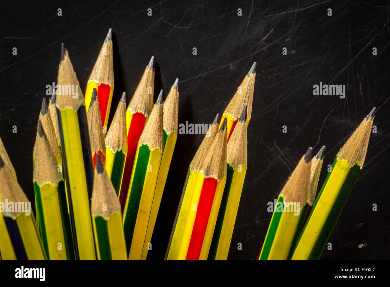 Close up pencil eraser on wood table soft focus select focus Stock ...
