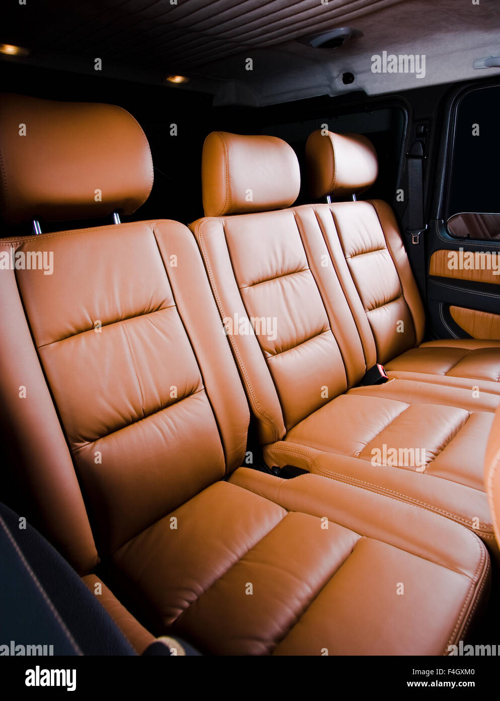 Back passenger seats in modern comfortable car Stock Photo - Alamy