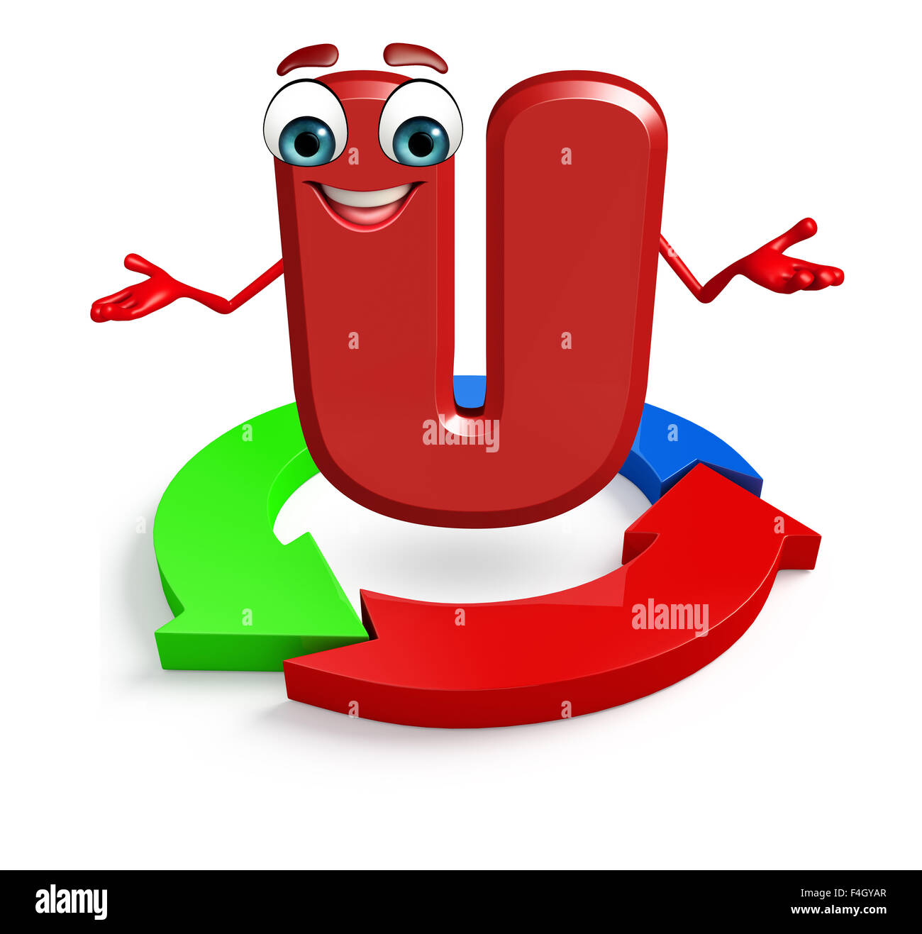 U shape arrow Cut Out Stock Images & Pictures - Alamy