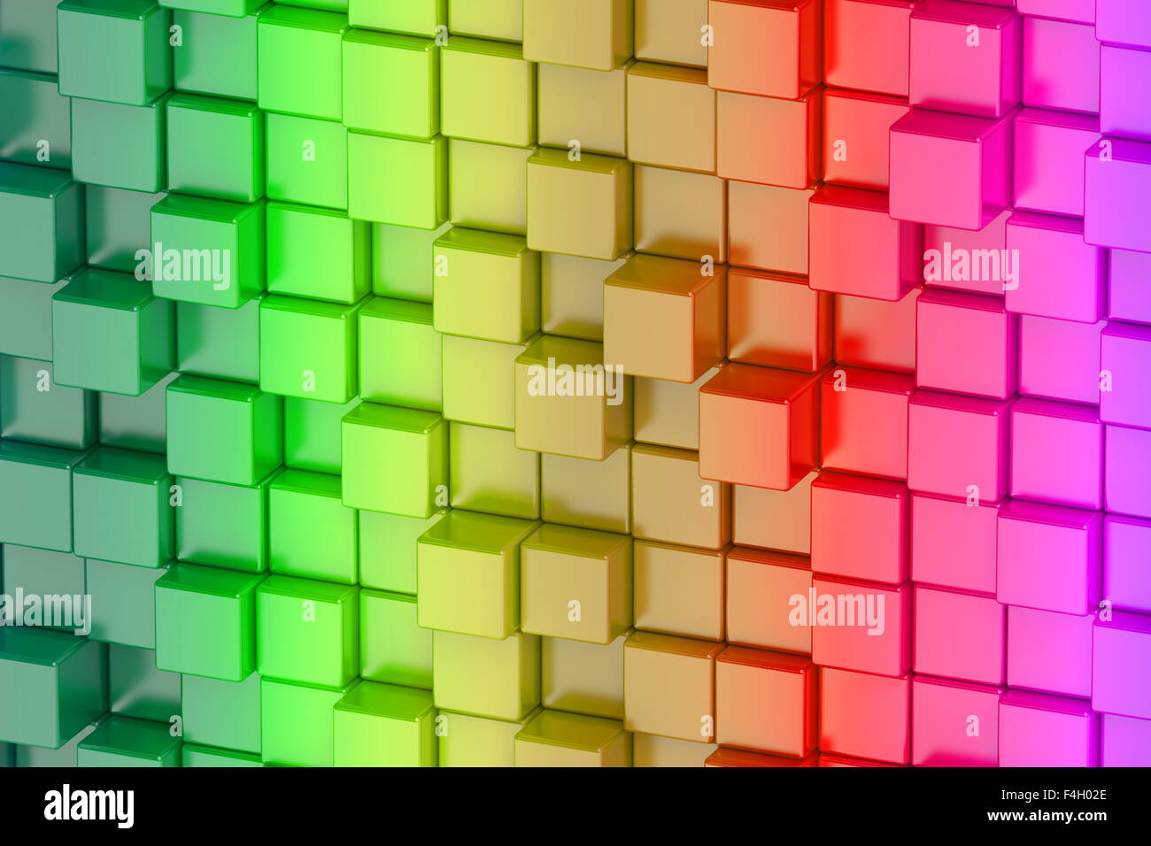 Abstract colored cubes background Stock Photo - Alamy