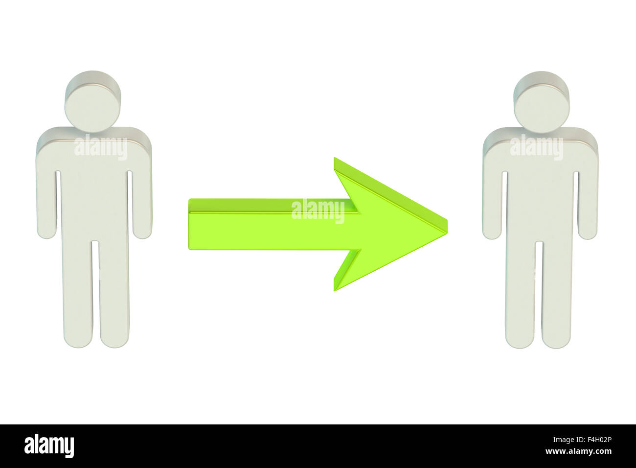 Connections of people concept isolated on white background Stock Photo ...