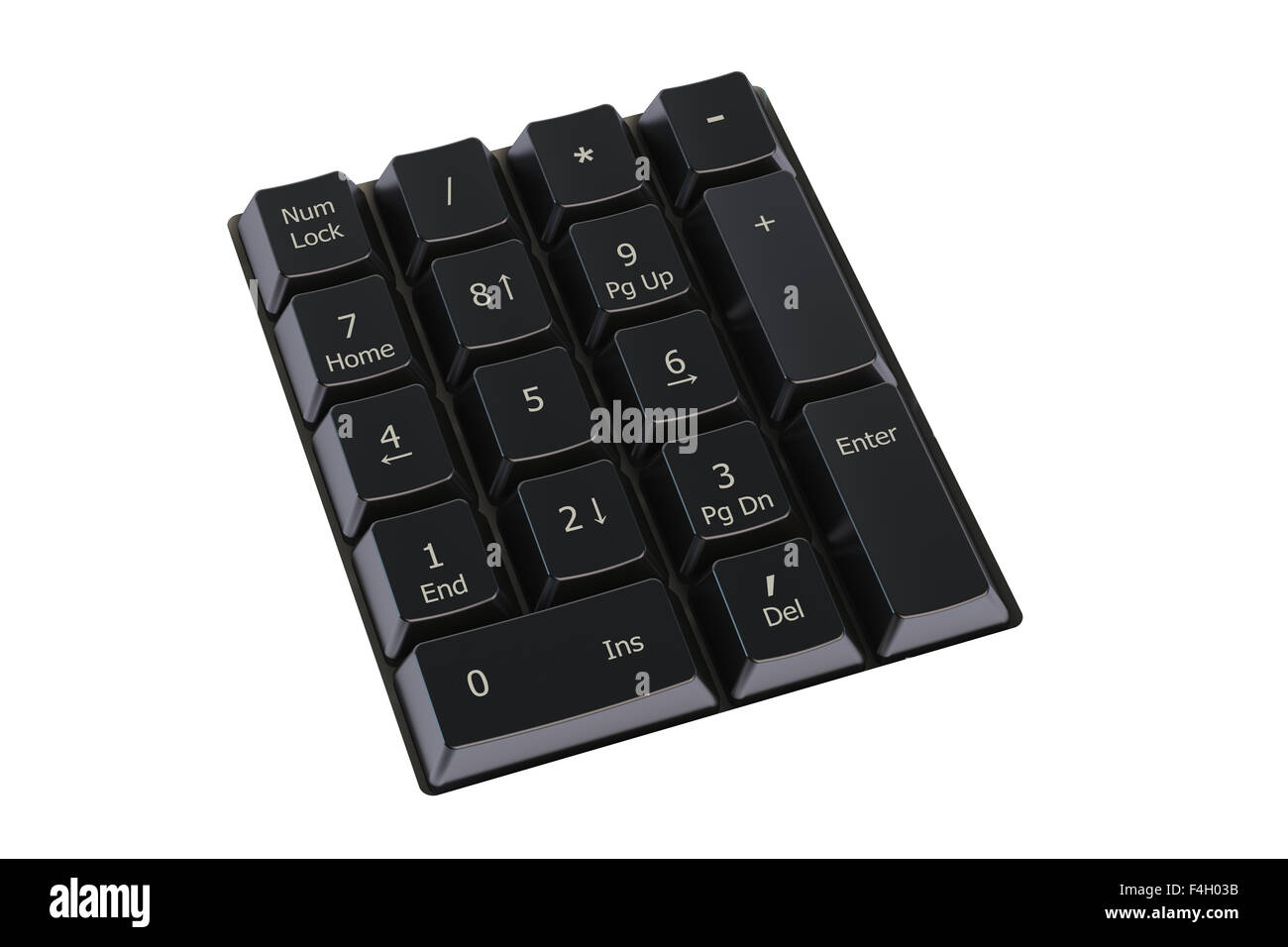 Numpad isolated on white background Stock Photo - Alamy