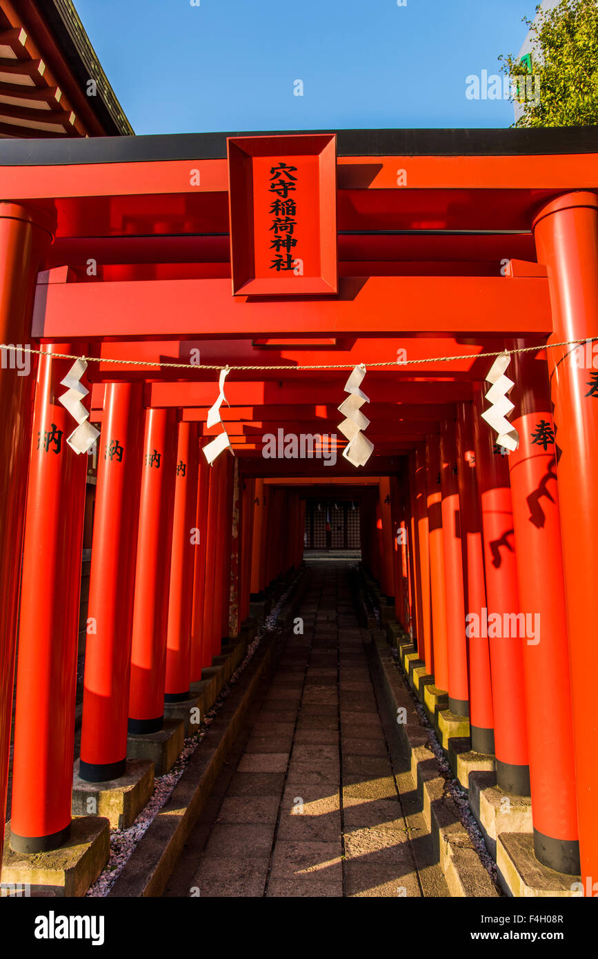 Anamori Inari Jinja, Ota-Ku,Tokyo,Japan Stock Photo - Alamy