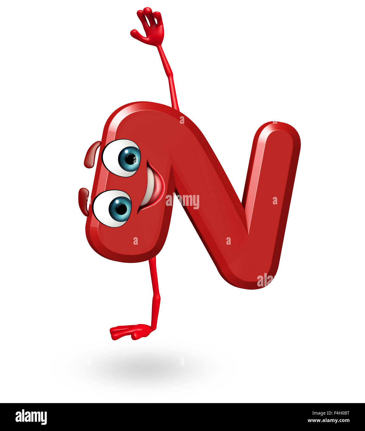 3d rendered illustration of alphabet Z Cartoon Character Stock Photo ...