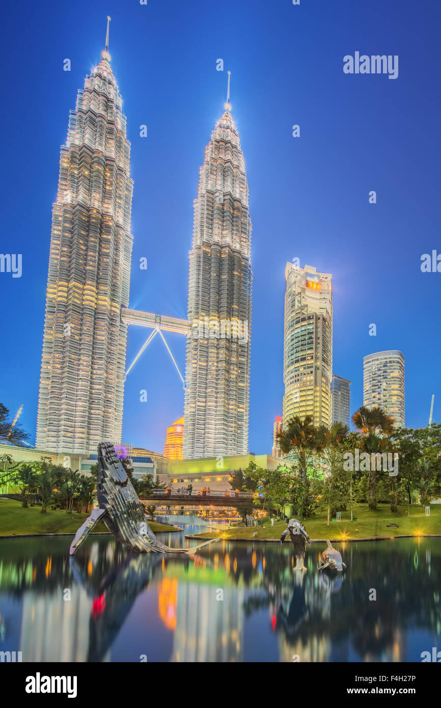 Modern asian architecture, skyscrapers and tallest building of Malaysia ...