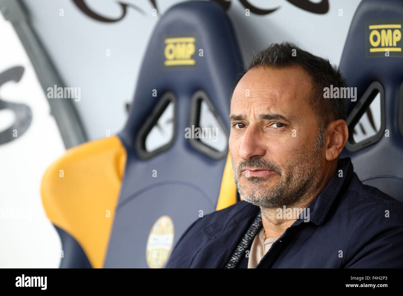 ITALY, Verona: Maurizio Setti Hellas Verona's President looks during ...