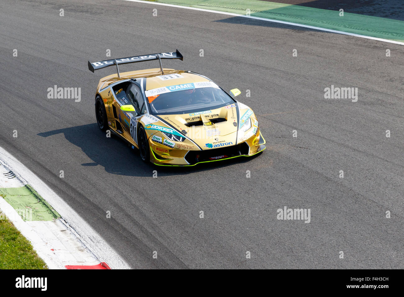 Monza, Italy - May 30, 2015: Lamborghini huracan of Raton Racing team ...