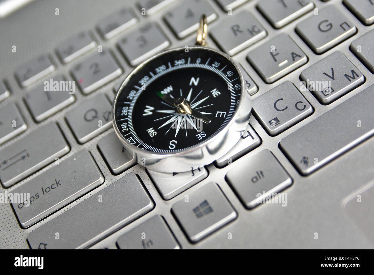 Button compass hi-res stock photography and images - Alamy