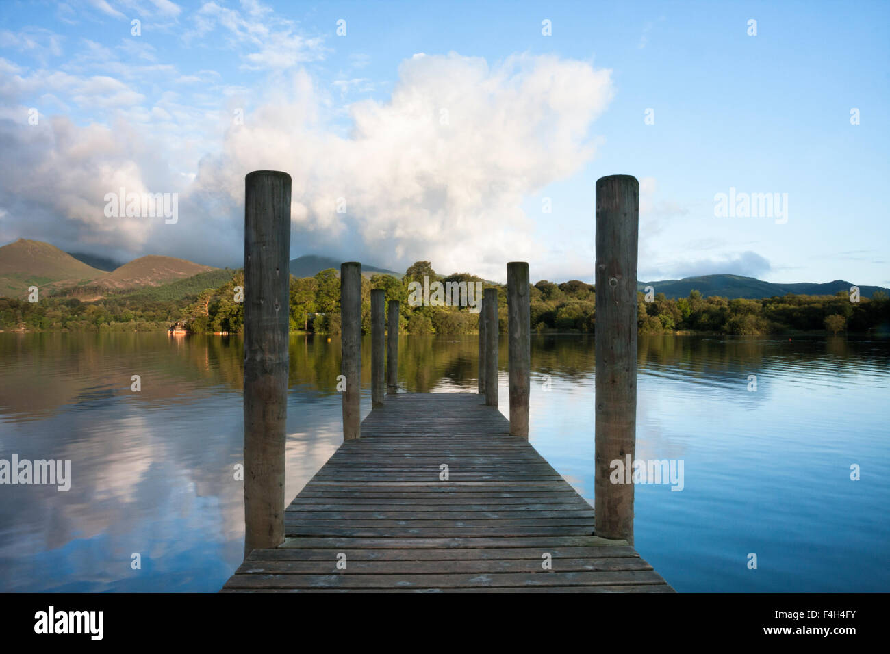 Derwentwater jetty lake district hi-res stock photography and images ...
