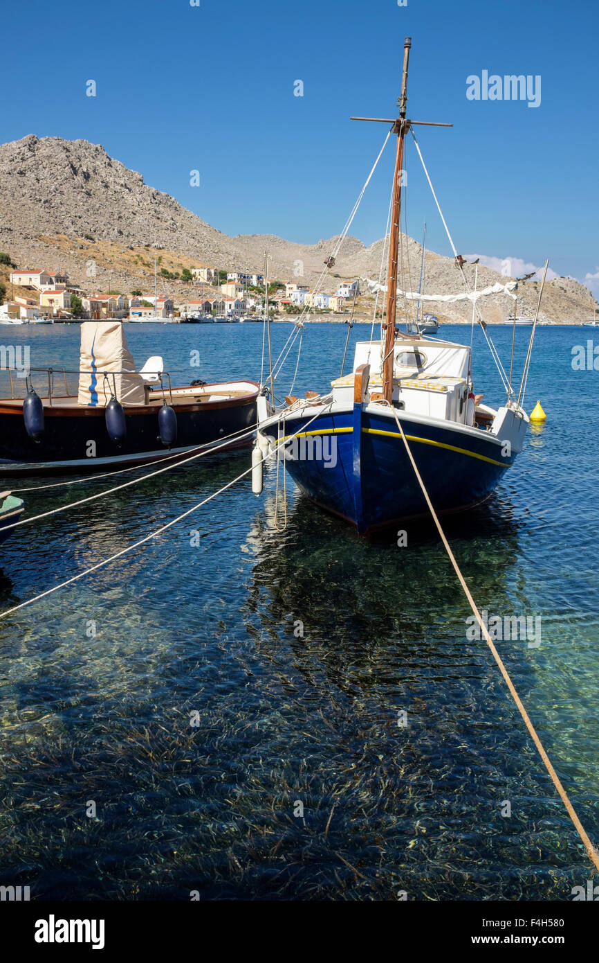 Small Greek Fishing Boats Caiques High Resolution Stock Photography and ...