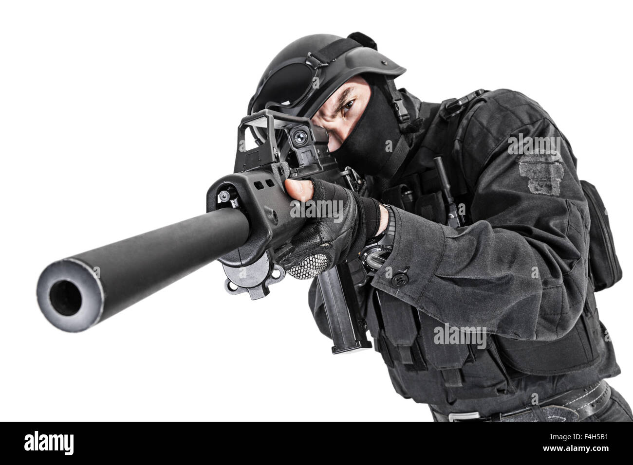 SWAT police officer Stock Photo - Alamy