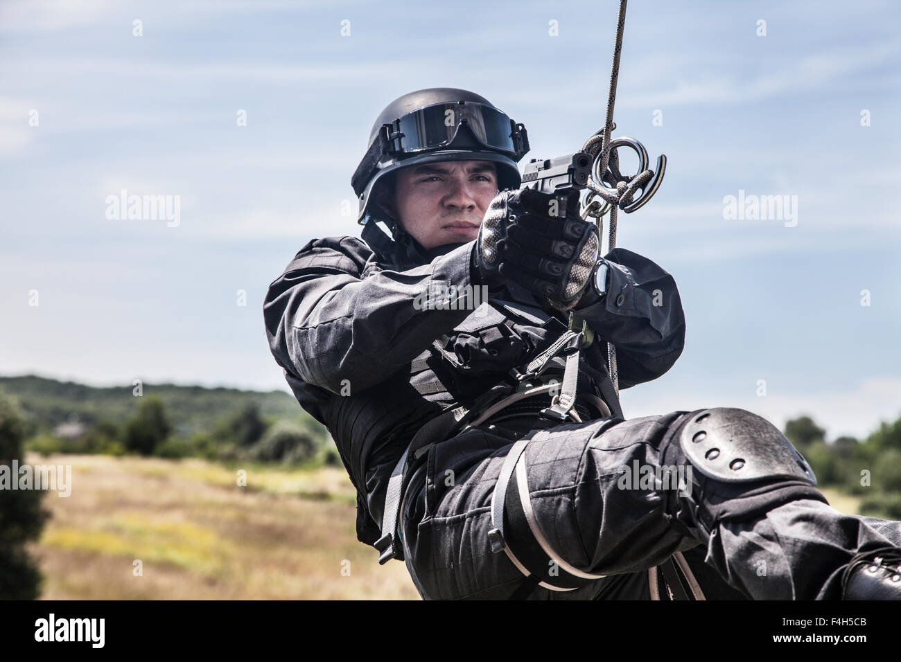 Police assault operation Stock Photo - Alamy