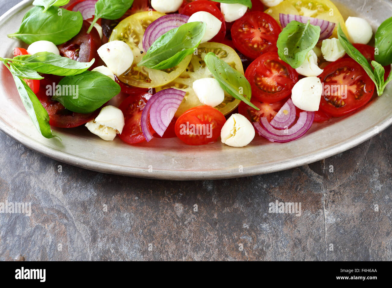 Caprese tomato hi-res stock photography and images - Alamy