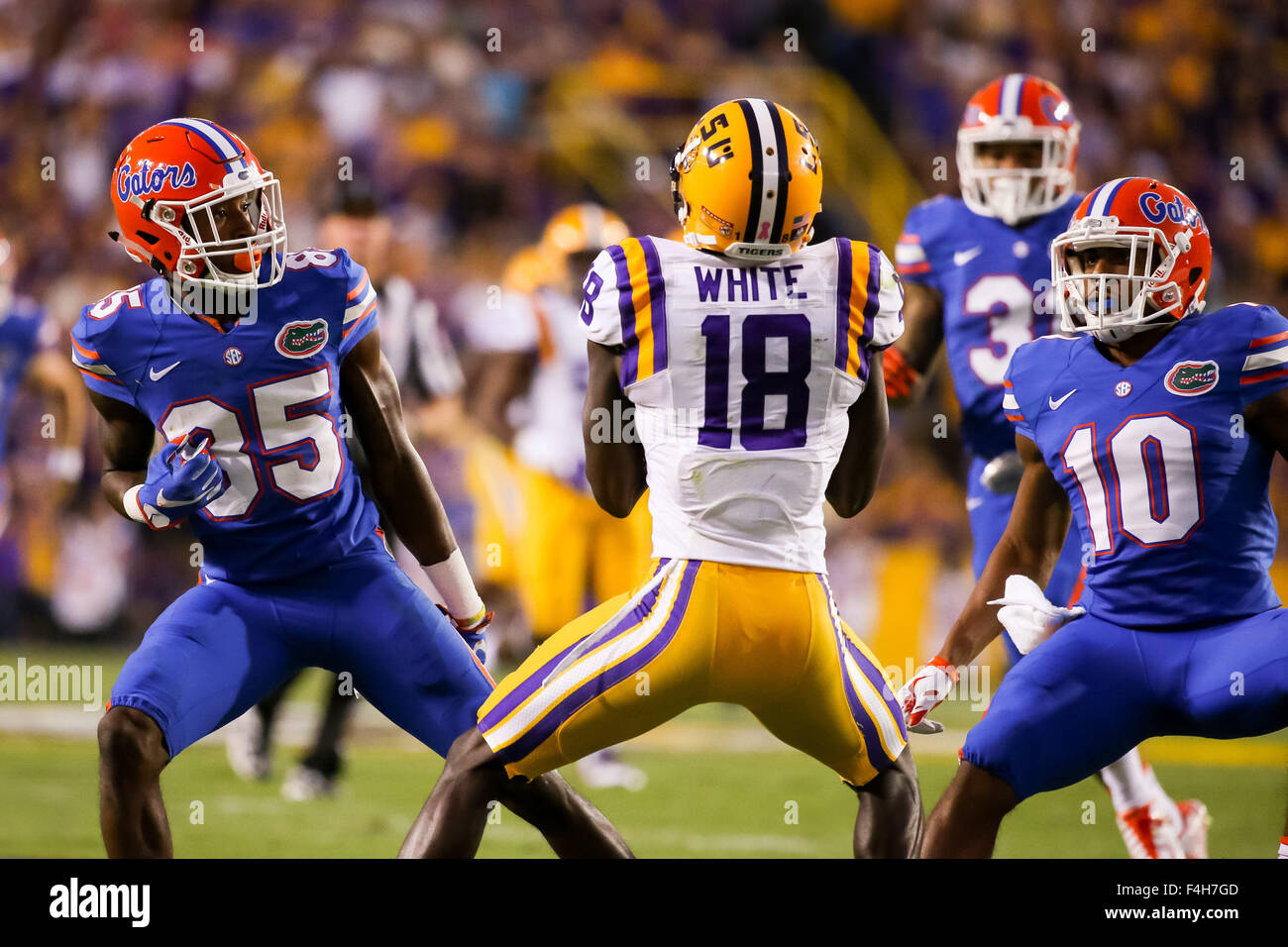 Rouge, LA, USA. 17th Oct, 2015. LSU Tigers cornerback Tre'Davious White ...