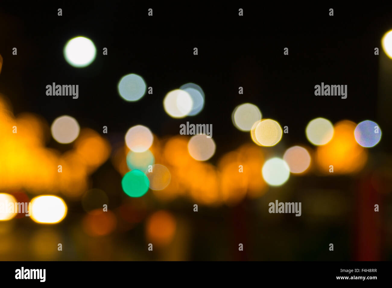 boken light of driving car Stock Photo - Alamy