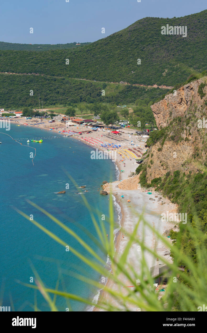 near Budva, Montenegro. Jaz beach Stock Photo - Alamy