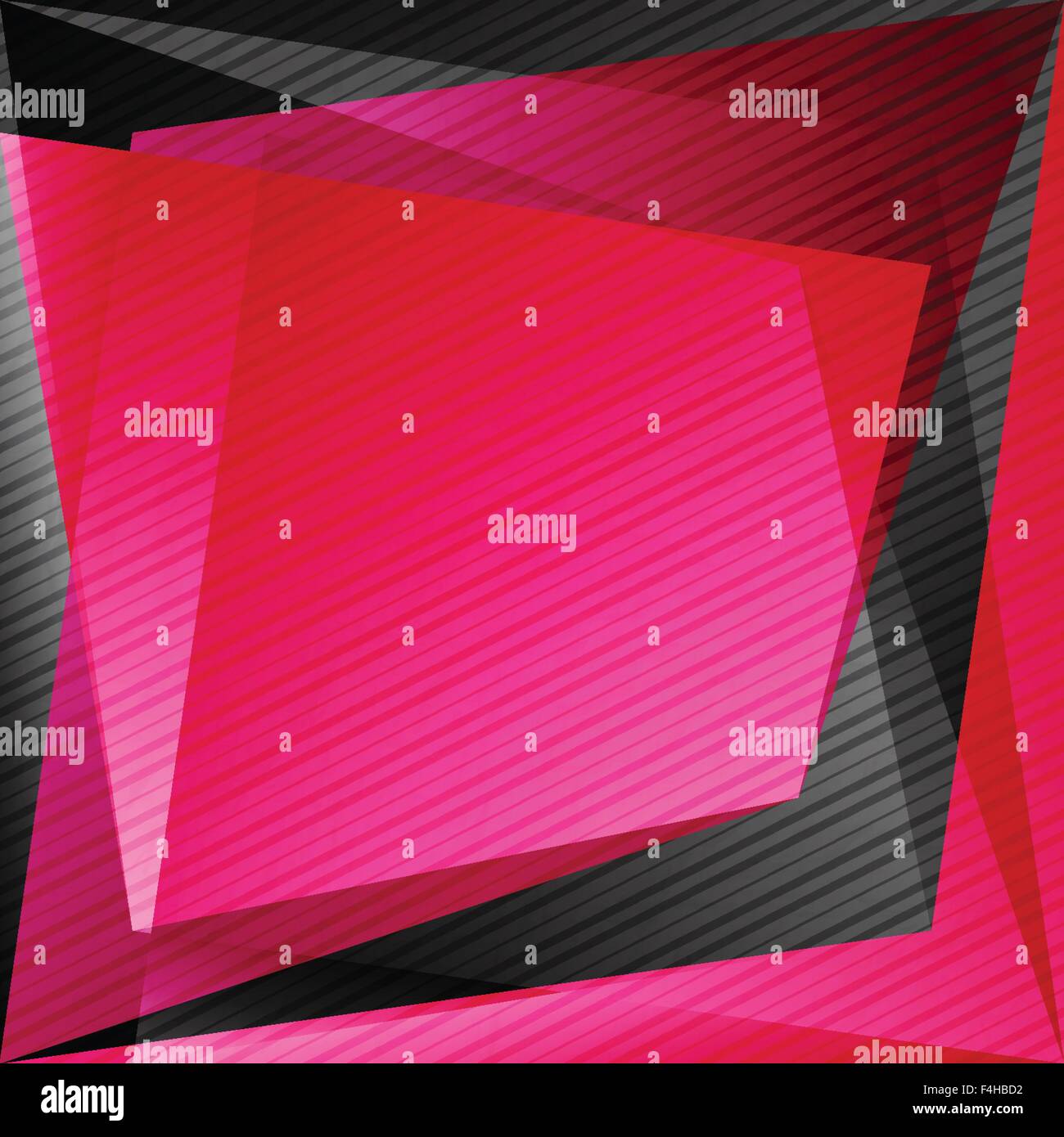 abstract, fashion background with red and black folded paper. vector ...