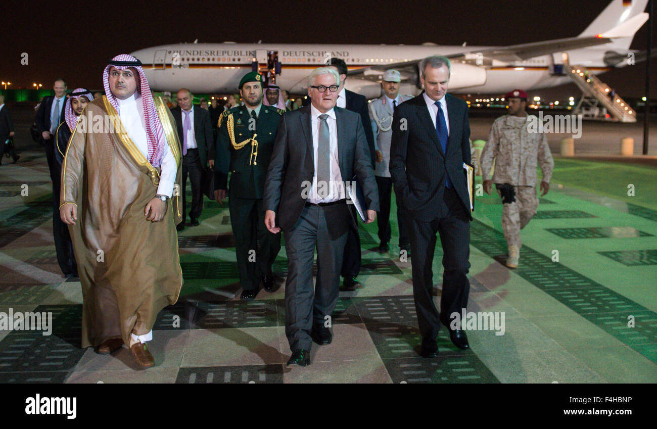 Riyadh, Saudi Arabia. 18th Oct, 2015. German Foreign Minister Frank ...