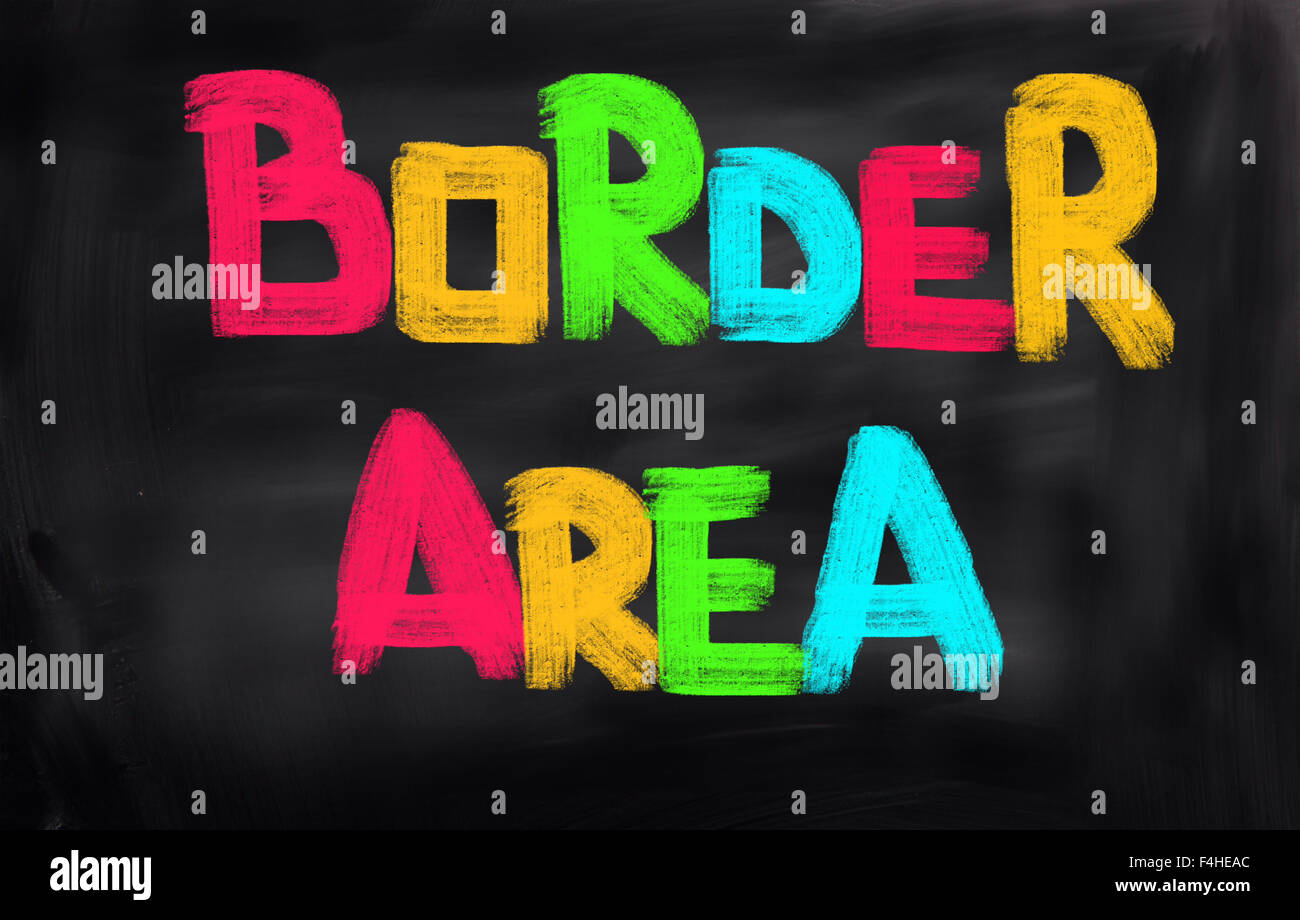 Border Area Concept Stock Photo - Alamy