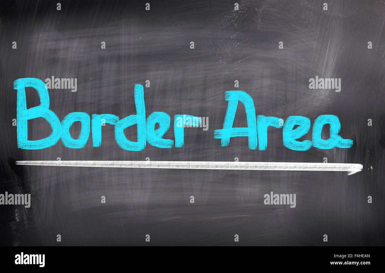 Border Area Concept Stock Photo - Alamy