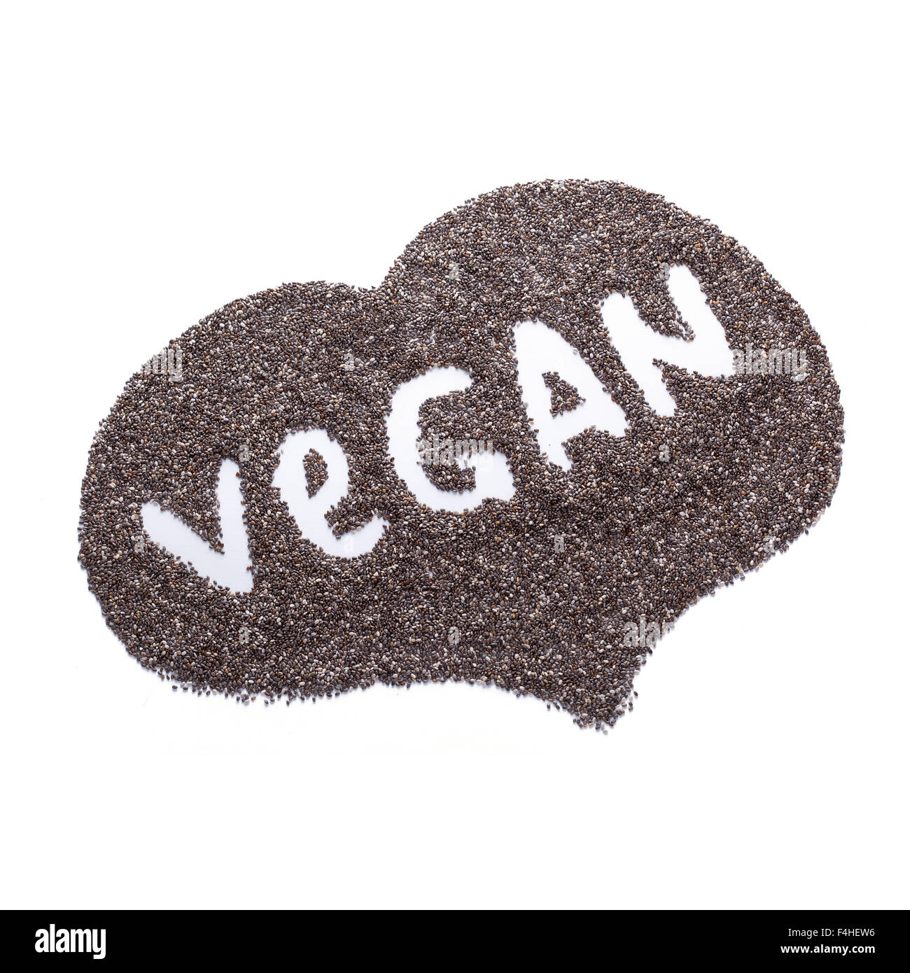 Vegan food text written Cut Out Stock Images & Pictures - Alamy