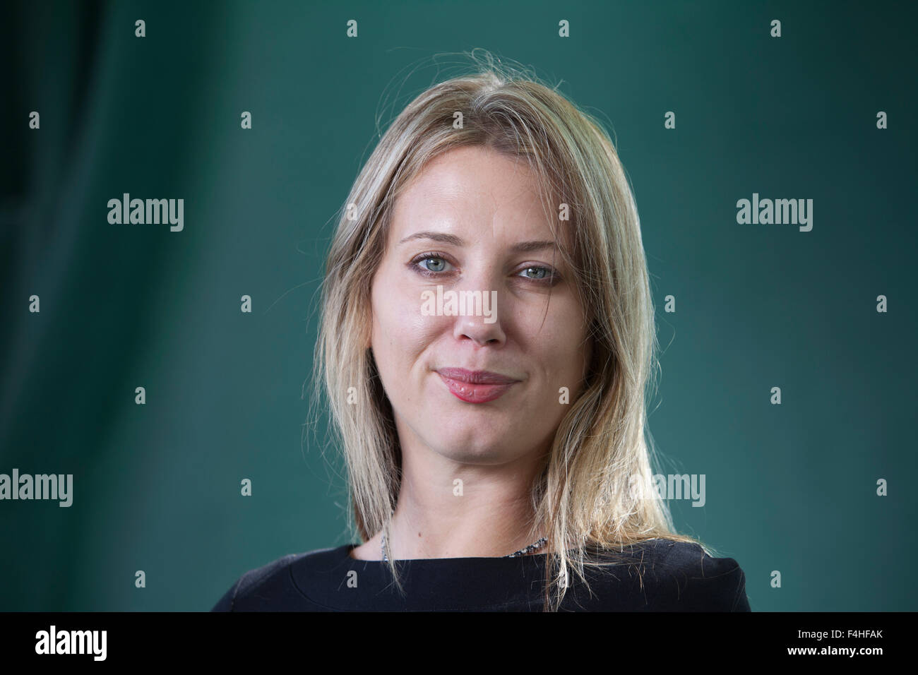 Chloe Combi, British columnist and writer, at the Edinburgh ...