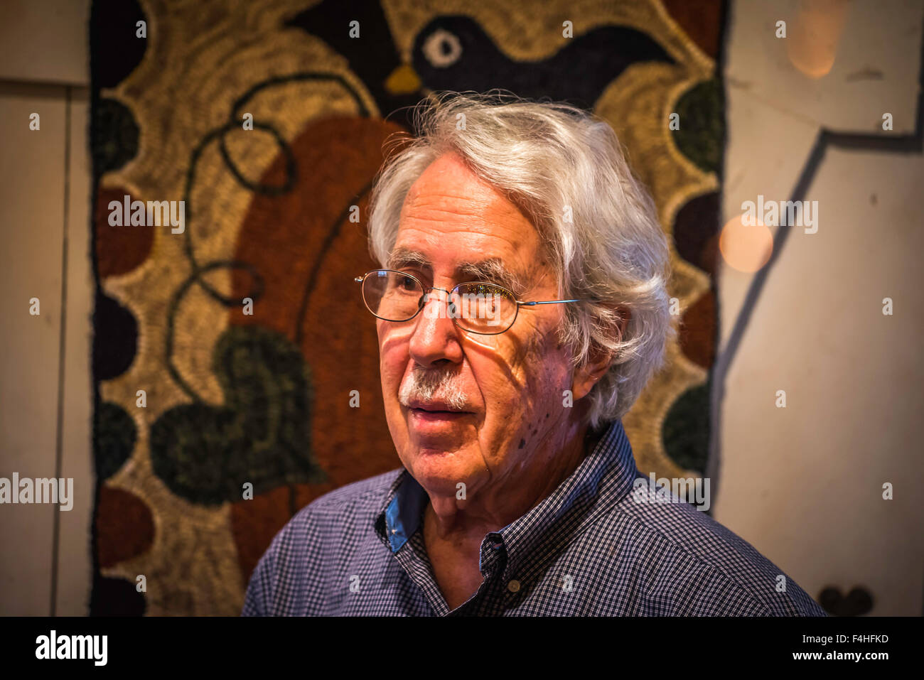 Reinhold, USA. 17th Oct, 2015. Shop and workspace of Ned & Gwen Folz ...