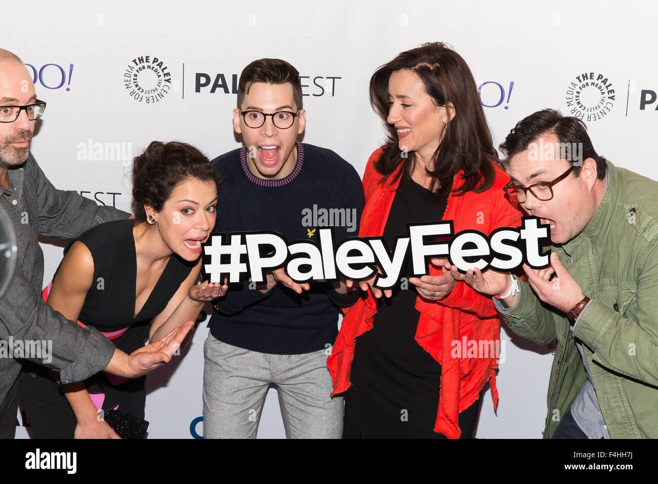 New York, NY, USA. 18th Oct, 2015. Graeme Manson, Tatiana Maslany ...
