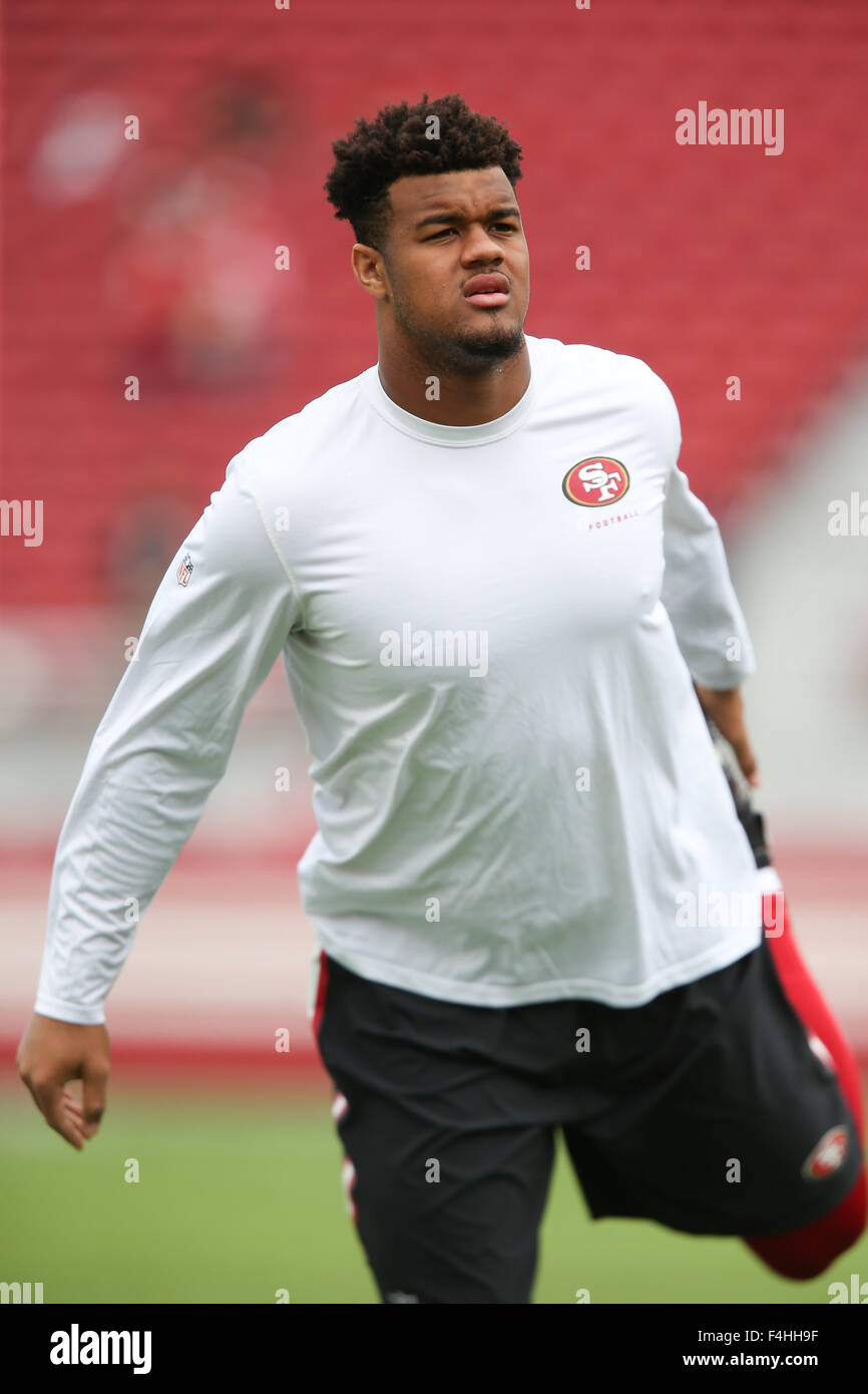 October 18, 2015: San Francisco 49ers defensive end Arik Armstead (91 ...