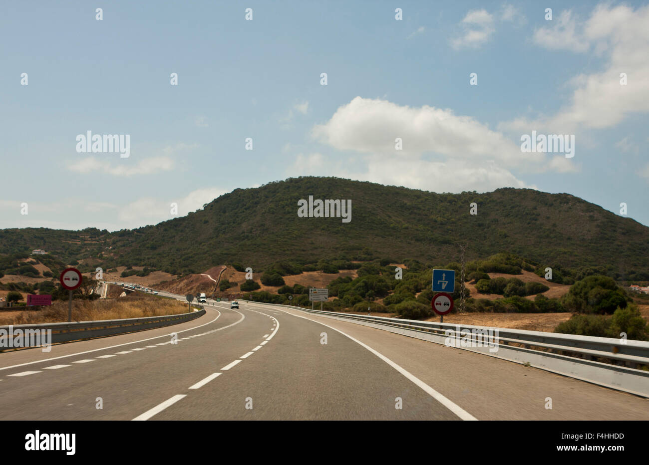 Menorca road hi-res stock photography and images - Alamy